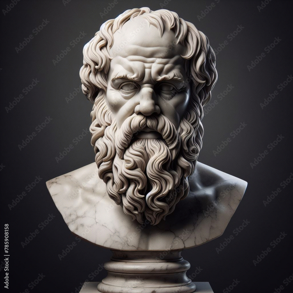 Socrates, Greek philosopher from Athens, founder of Western philosophy ...