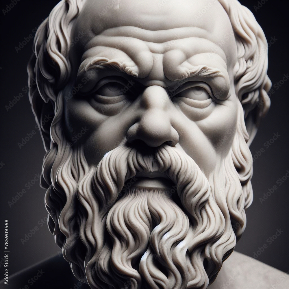 Socrates, Greek philosopher from Athens, founder of Western philosophy ...