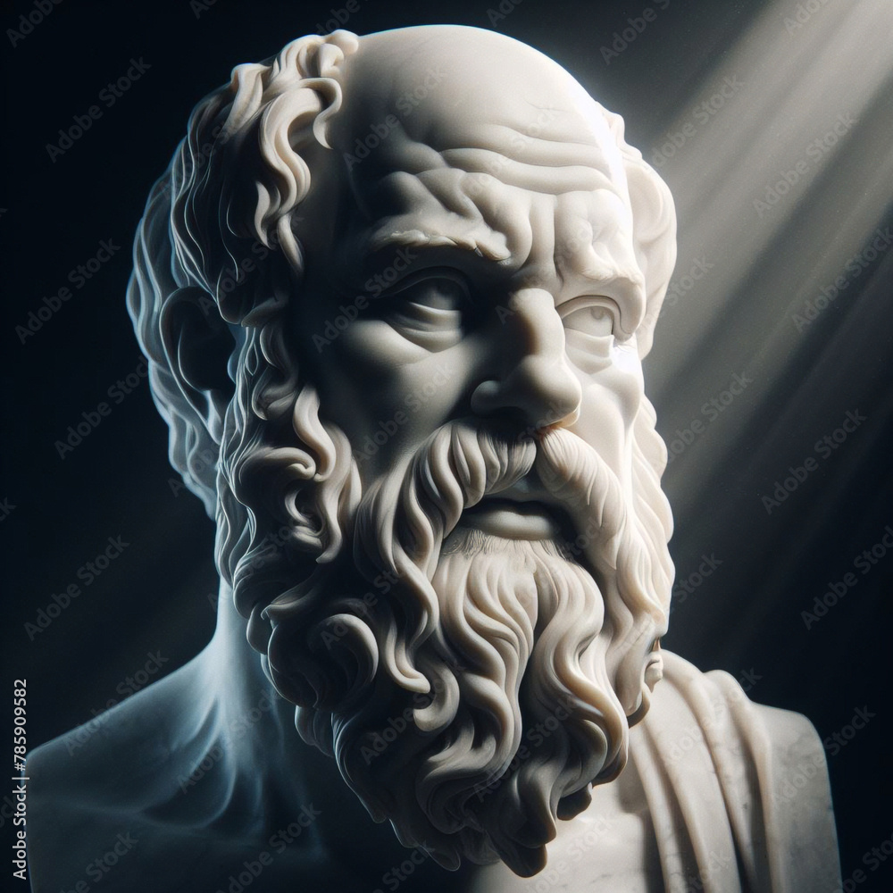 Socrates, Greek philosopher from Athens, founder of Western philosophy ...