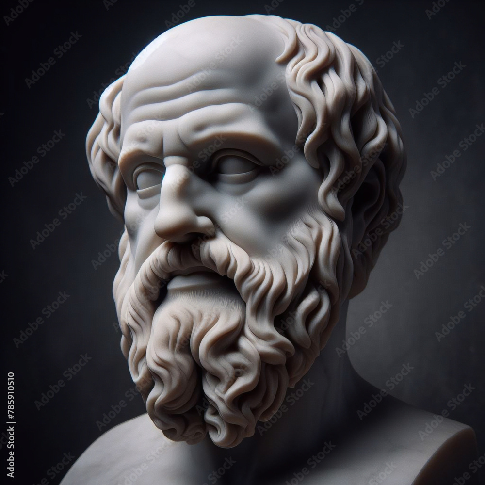 Socrates, Greek philosopher from Athens, founder of Western philosophy ...