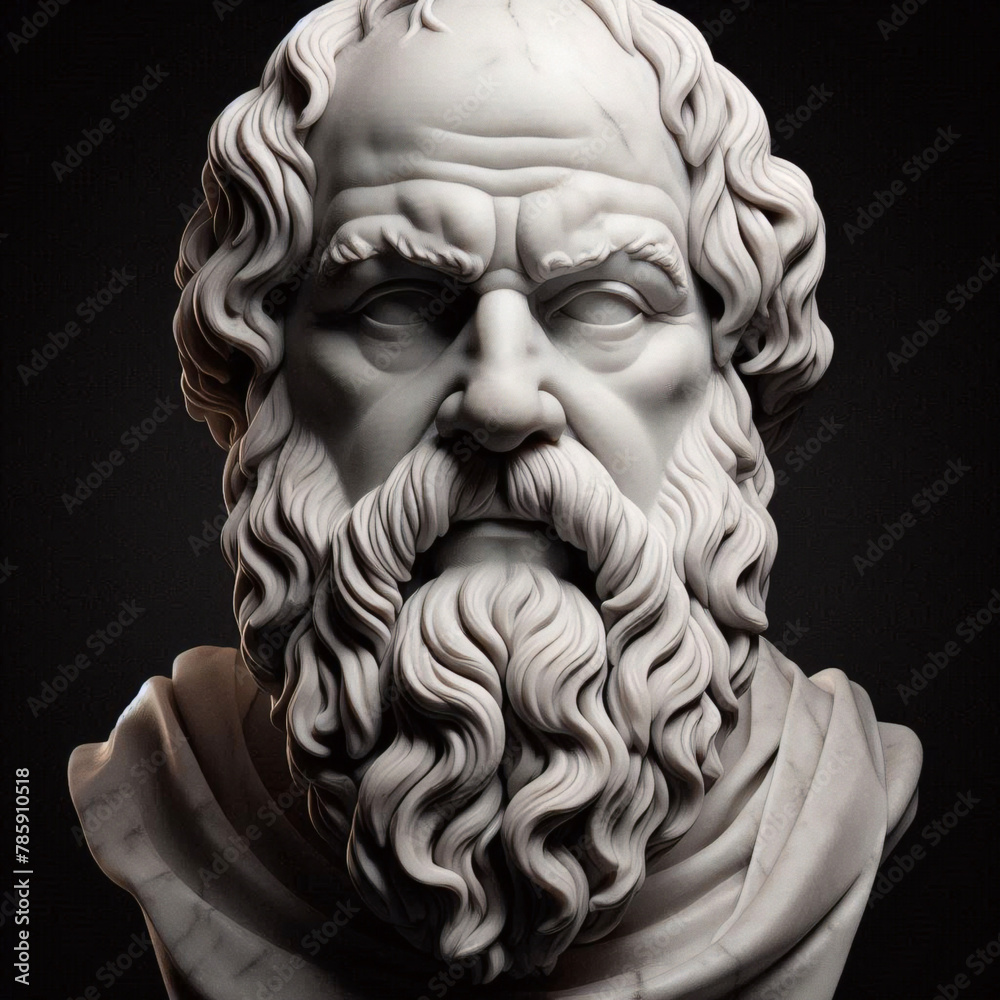Socrates, Greek philosopher from Athens, founder of Western philosophy ...
