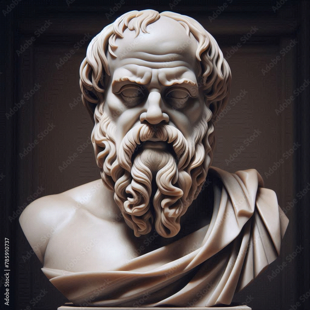 Socrates, Greek philosopher from Athens, founder of Western philosophy ...