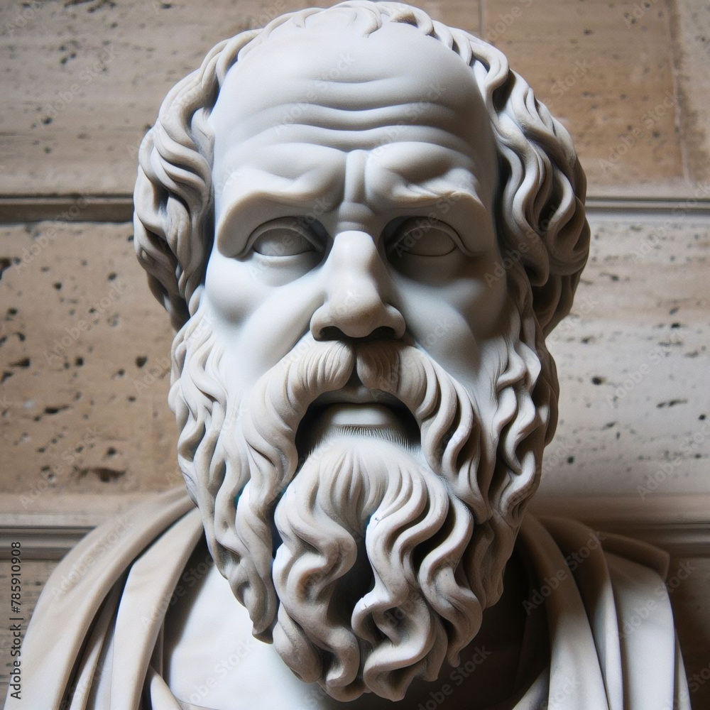 Socrates, Greek philosopher from Athens, founder of Western philosophy ...