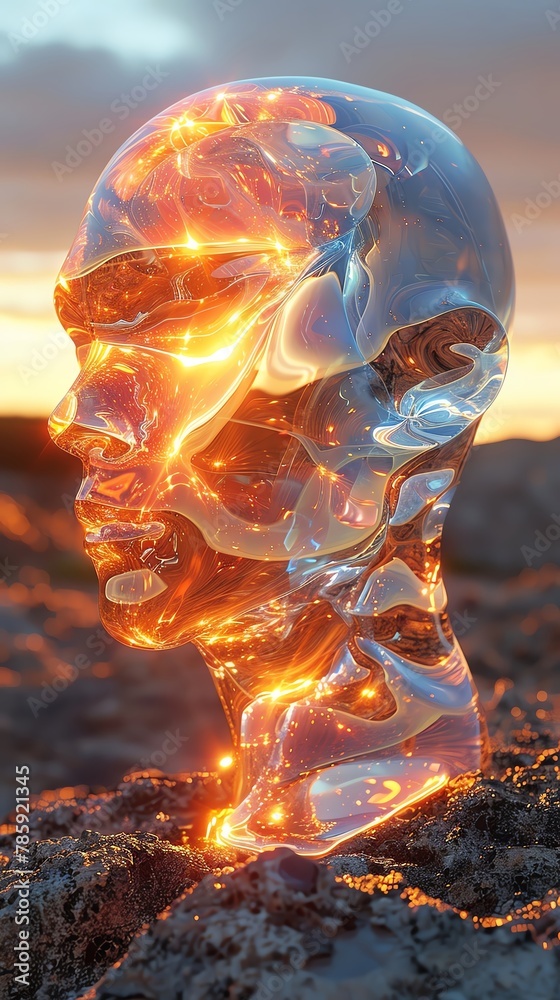 Transform a side view scene into a mind-bending, abstract narrative ...