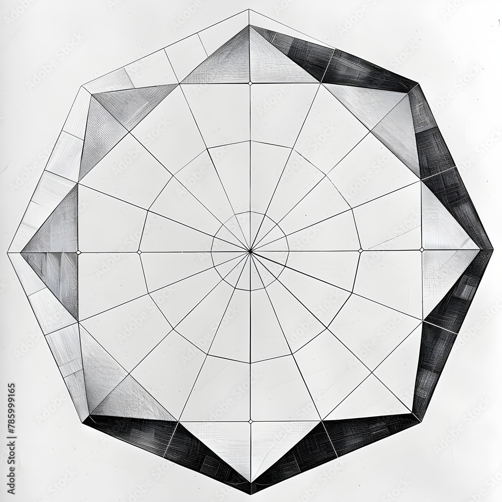 Geometric Representation of a Regular Octagon: An illustrative Study of ...