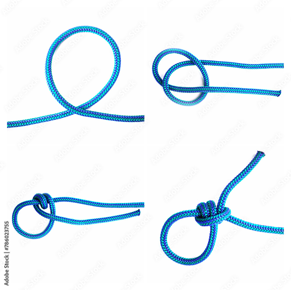 Noose, knot and how to tie with rope in tutorial, guide or instruction ... Noose, knot and how to tie with rope in tutorial, guide or instruction ...