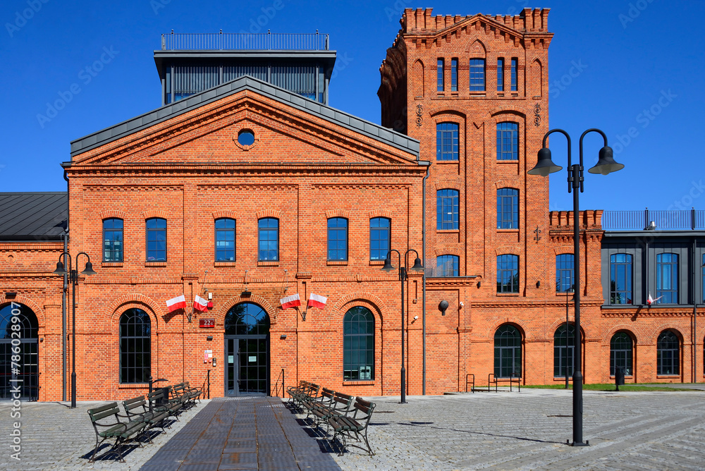 Lodz, Łódź, Poland, Europe - formerly cotton yarn mill, factory built ...