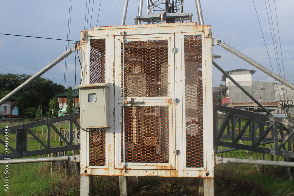 Generator machine for Base Transceiver Station tower, is a cellular ...