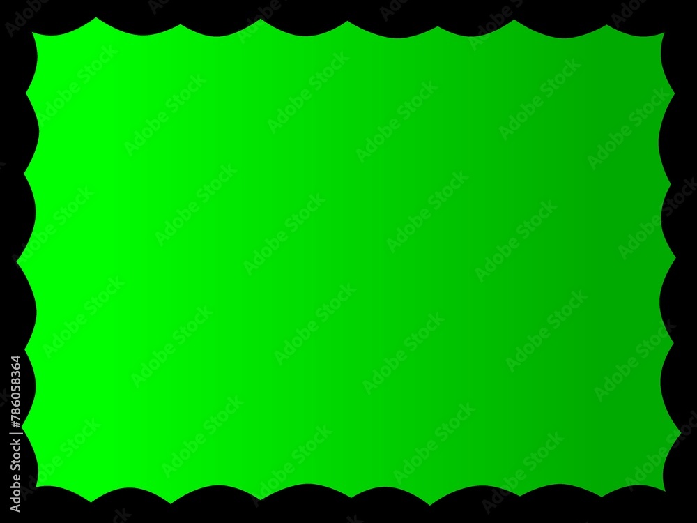 Green screen background with black border. Green screen background ...