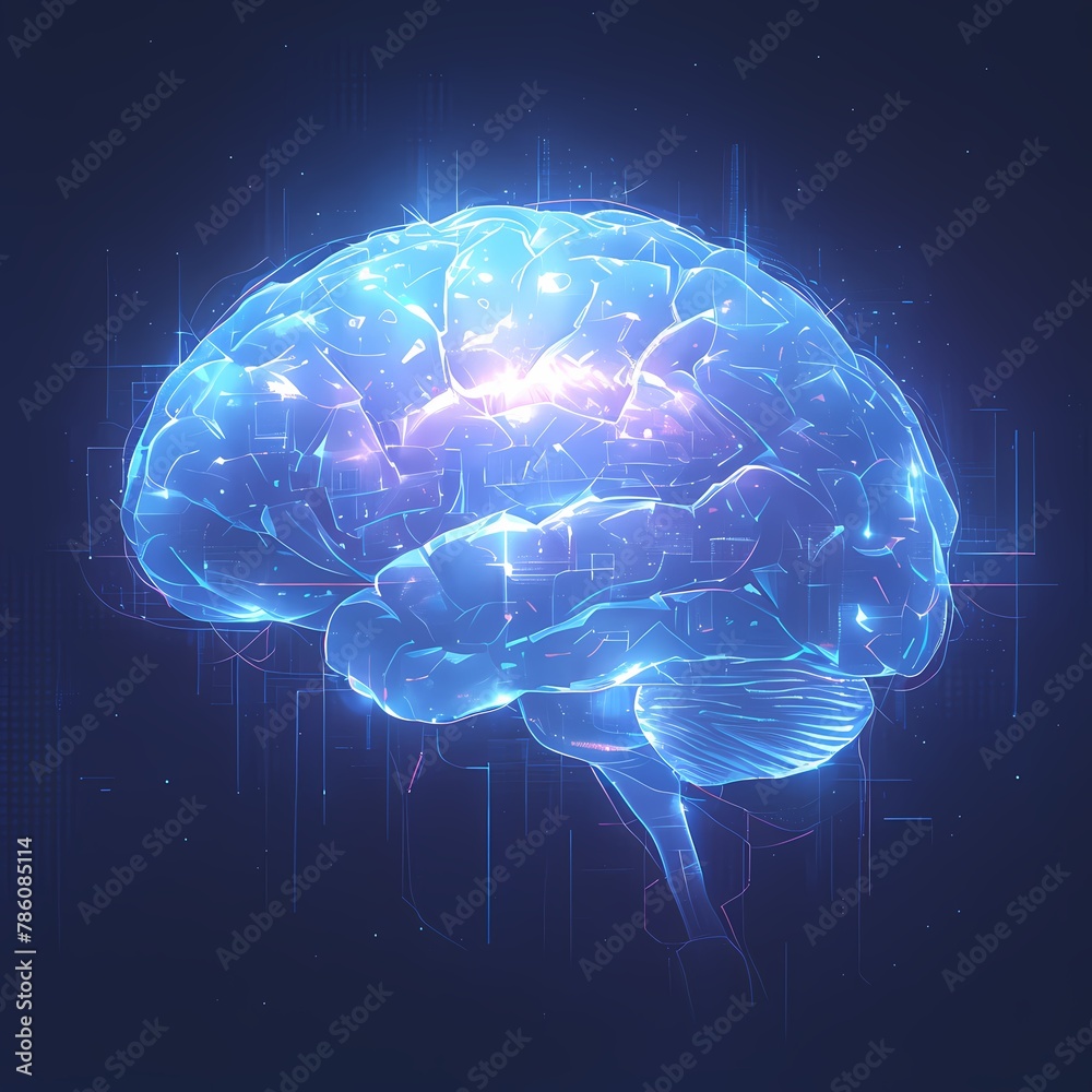 Innovative AI Mind Map - A Vivid Blue Neuron Network Depicting Advanced ... Innovative AI Mind Map - A Vivid Blue Neuron Network Depicting Advanced ...
