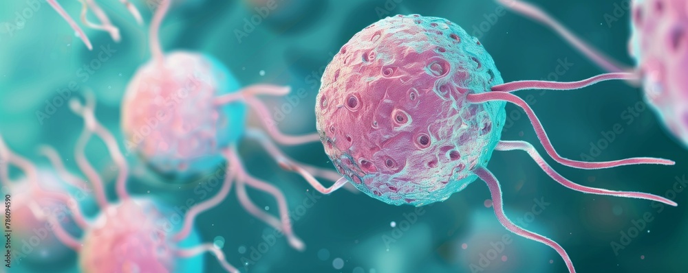 chlamydia the bacterium background, a place for text. Microbiology, the ...