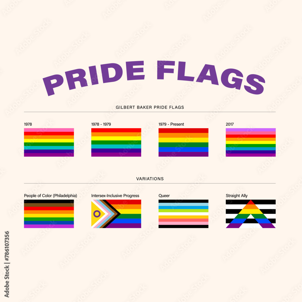 Pride flags for the entire LGBTQIA+ community. Includes all Gilbert ...