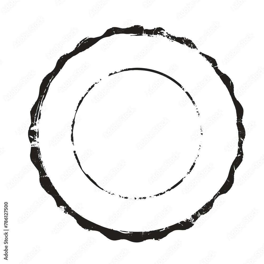 Vintage Post Office Stamp Seal Template. Distressed Mail Envelope ...