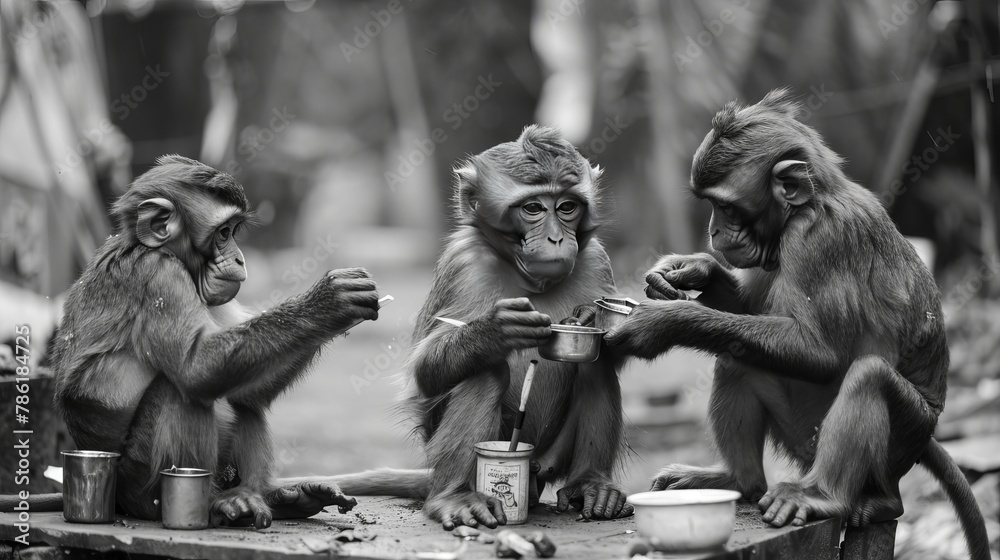 Monkeys have been observed exhibiting behaviors that resemble cultural ...