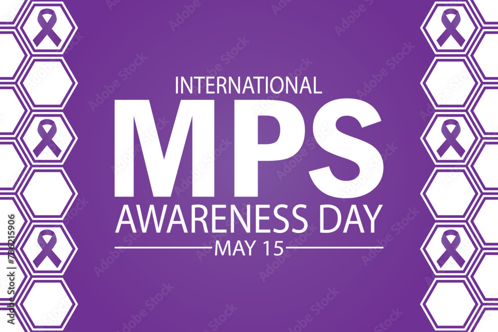 International MPS Awareness Day. May 15. Holiday concept. Template for ...
