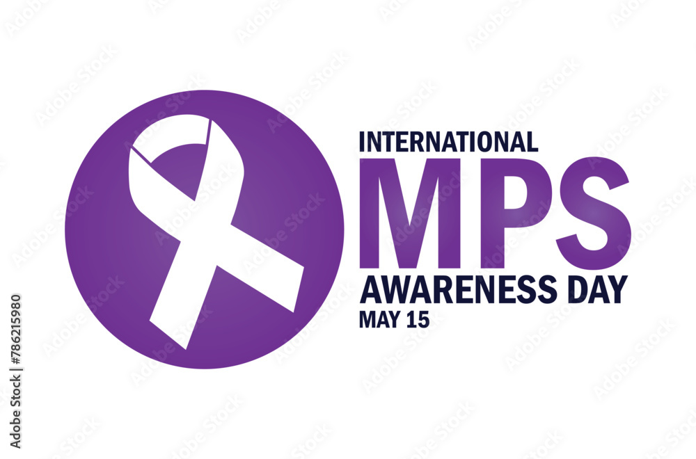International MPS Awareness Day wallpaper with shapes and typography ...
