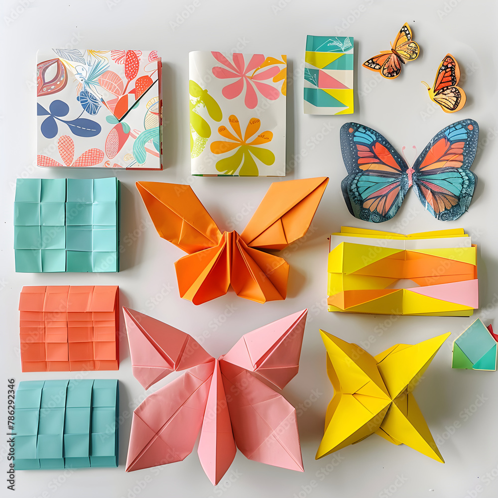 Step-by-Step Guide to Create a Colorful Origami Butterfly - Simple to ...