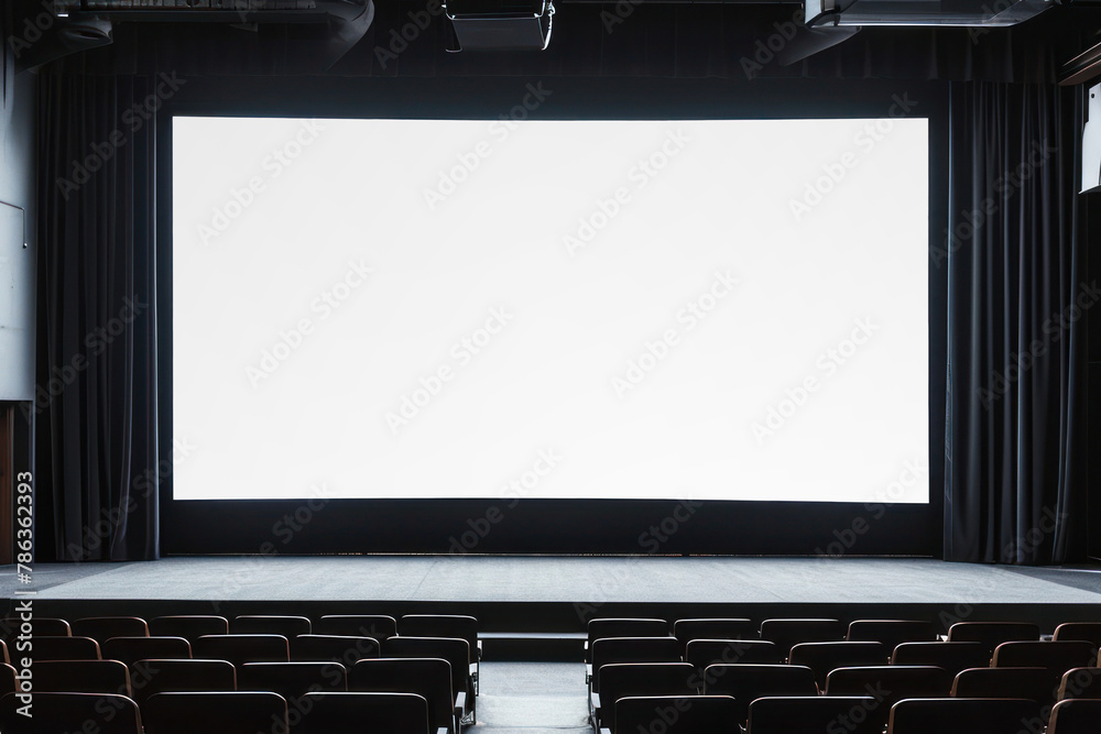 Movie theater screen png mockup, transparent design Stock Photo | Adobe ...
