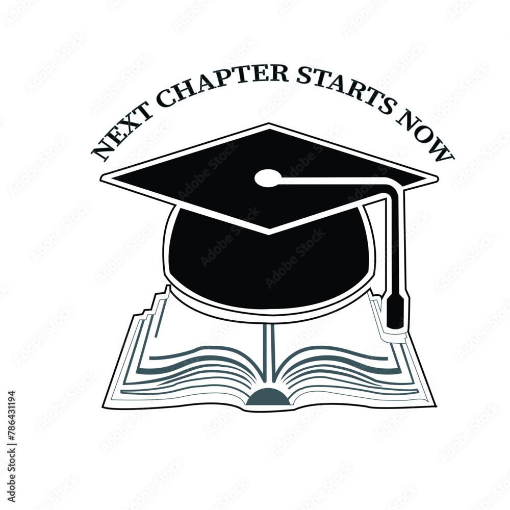 Next chapter starts now t shirt design, Graduation T-shirt Design ...