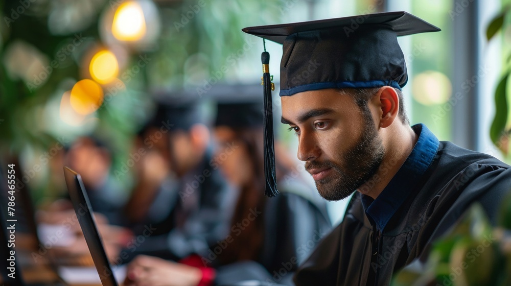 Virtual graduation tips combined with lessons on handling academic ...