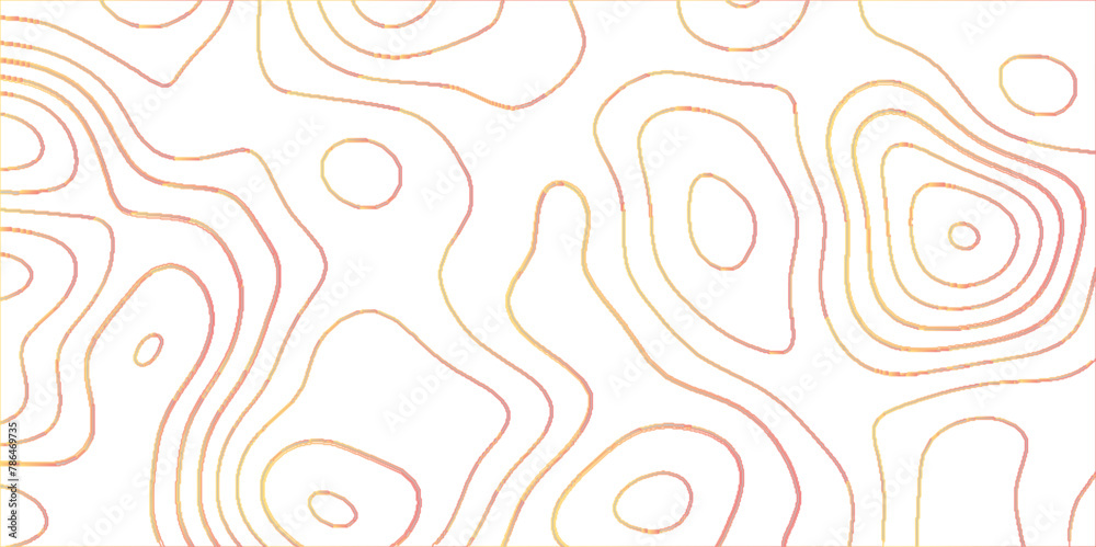 stylized height of the topographic map contour geometric stripes lines ...