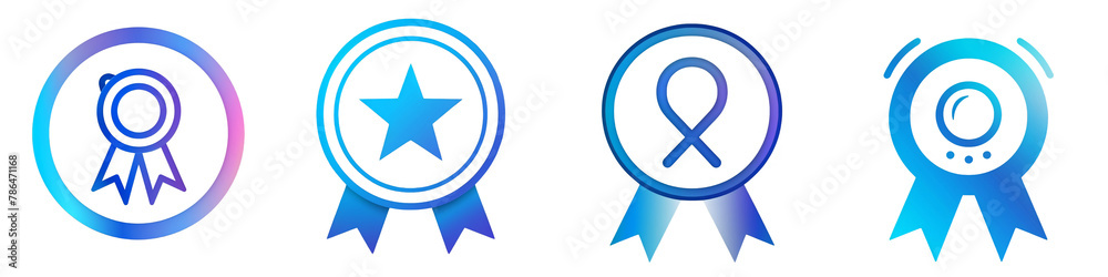 Certified clipart collection, symbol, logos, icons isolated on ...