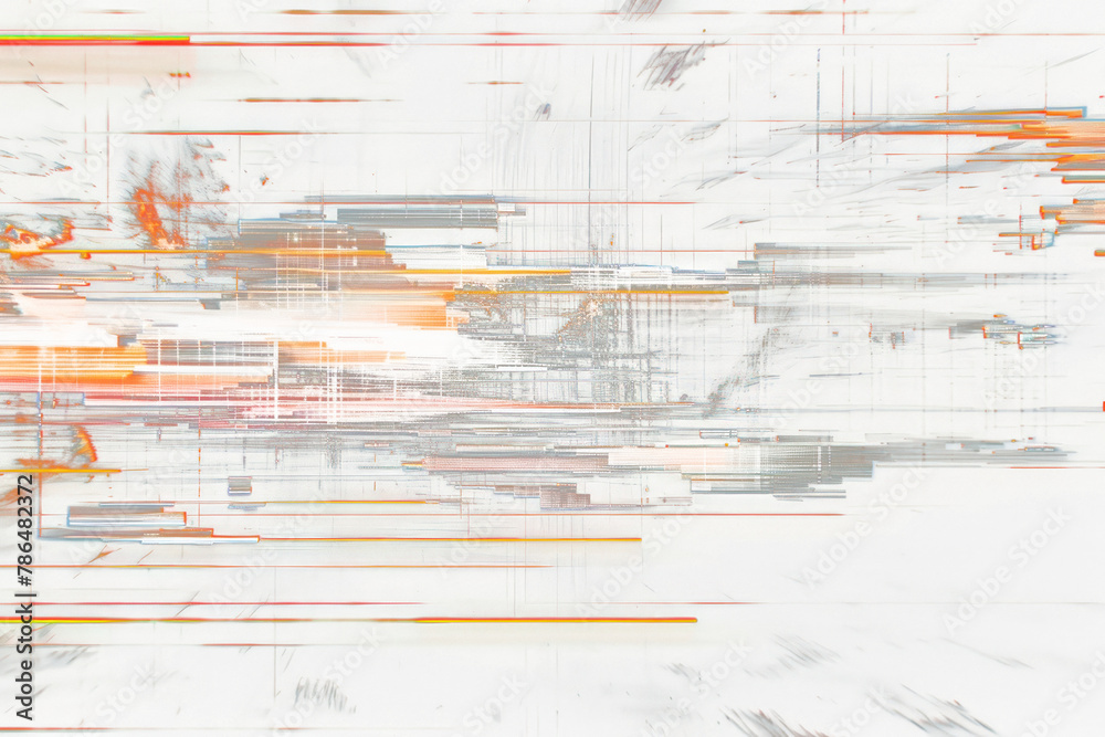 PNG glitch overlay effect, transparent background Stock Illustration ...