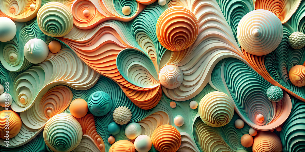 AI generation, texture, 3D, graphics, design, wallpaper, desktop ...