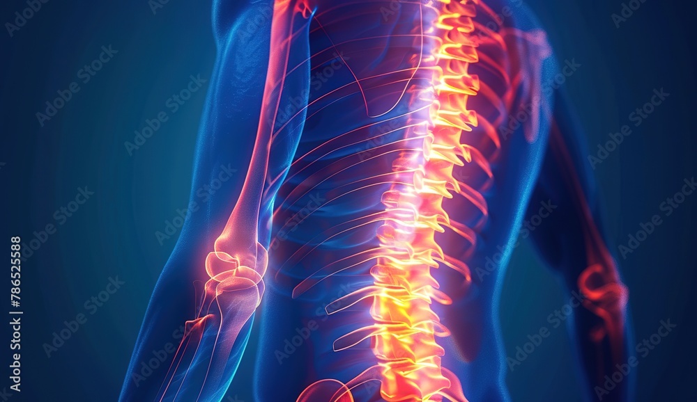 Illuminated Anatomy: Detailed visualization of the human spine and ...