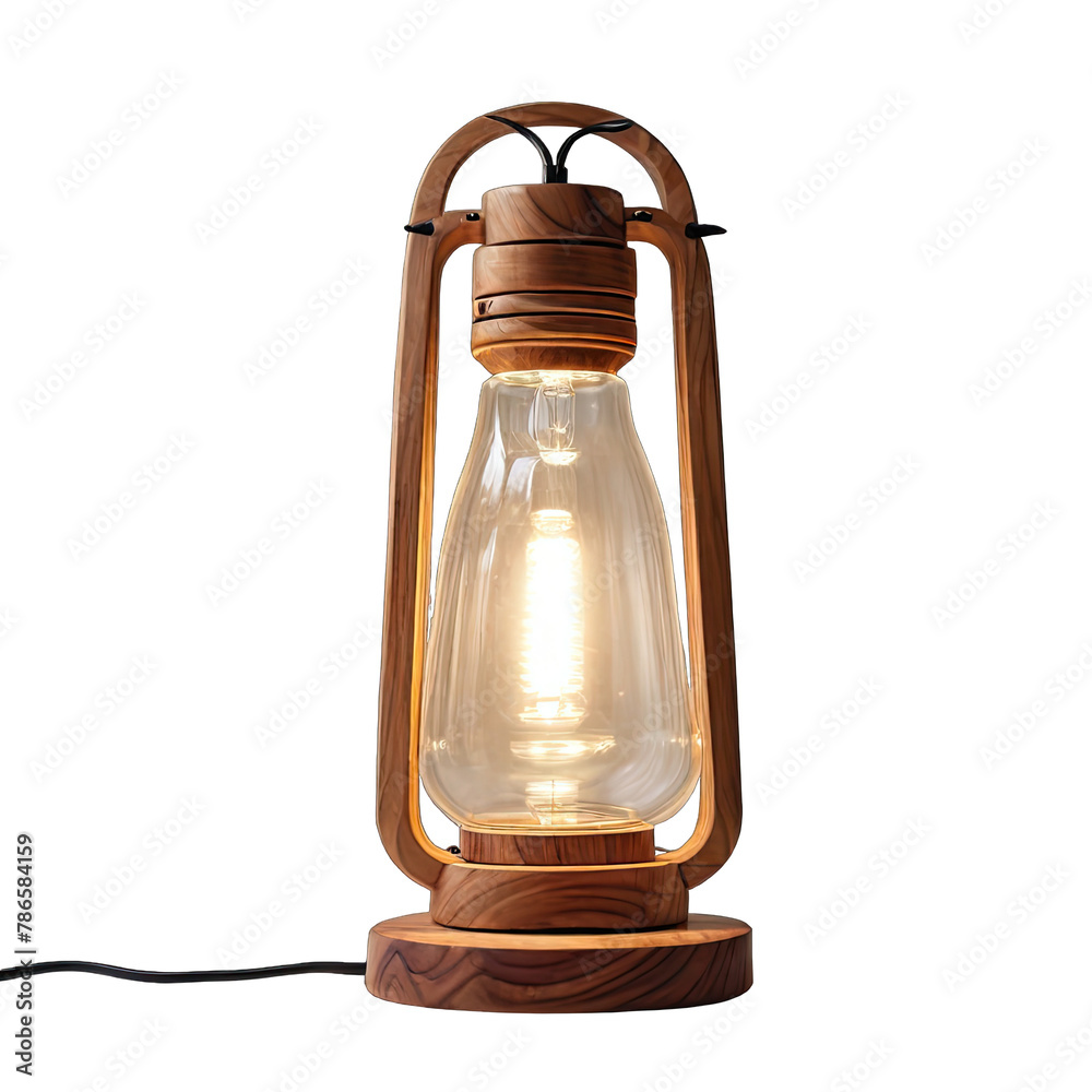 wooden lamp with white background transparent ,,png image Stock Photo ...