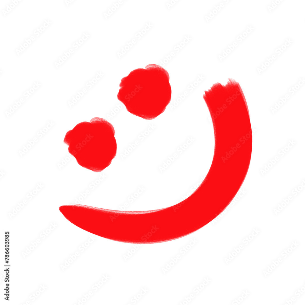 smiley face hand drawn face, happy face isolated on transparent white ...