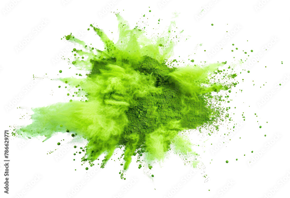 PNG Green holi paint color powder backgrounds white background ...