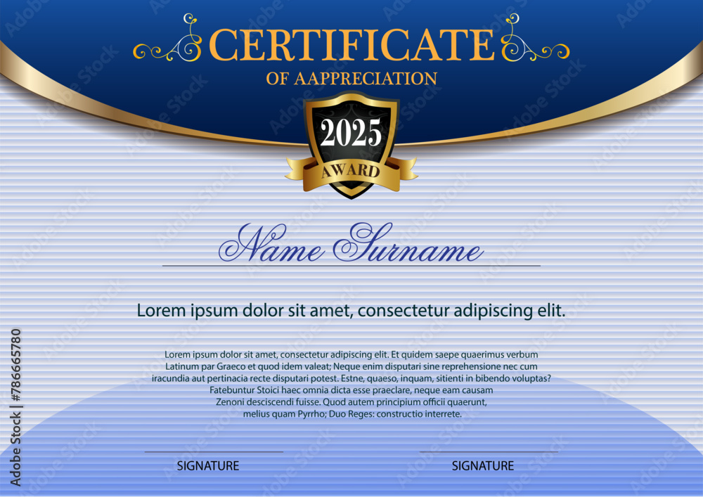 Certificates, graduation certificates, modern certificates, electrical ...