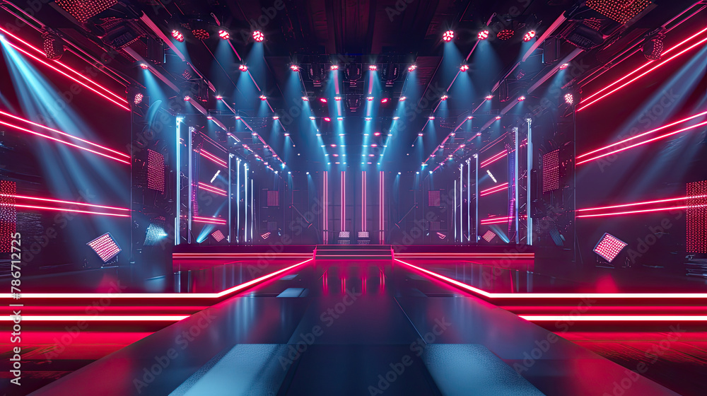 3D Concert Stage Backdrop 8K Concept Art 3D Background For Concert ...