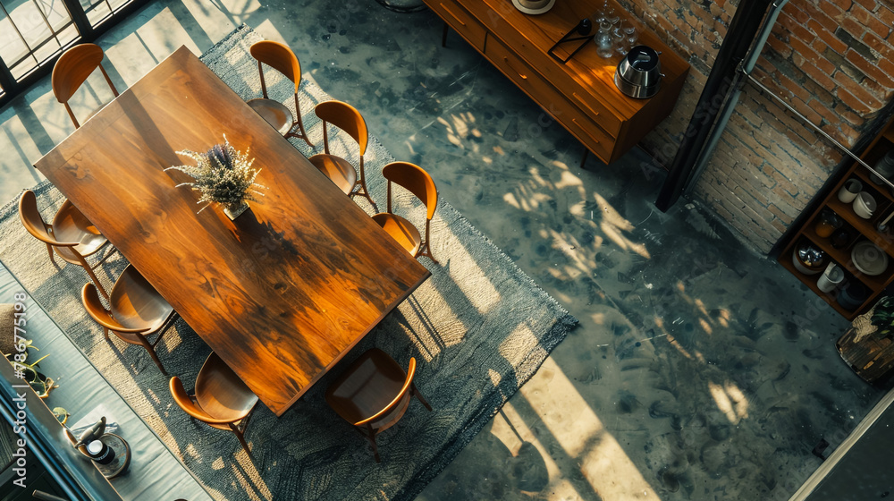 Experience the captivating allure of a bird's-eye view, showcasing a ...
