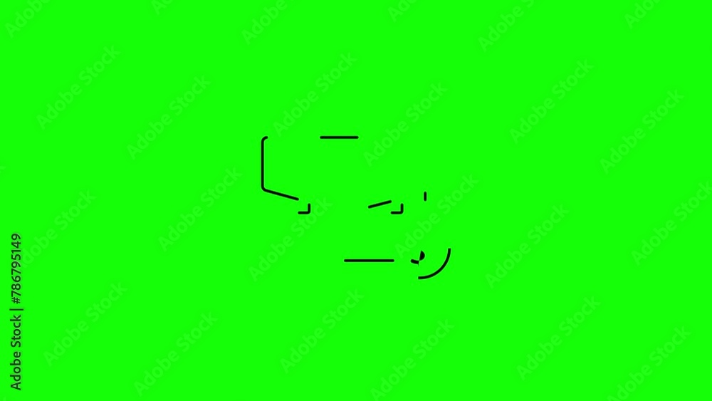 money case icon animation with Greenscreen background 4k animation ...