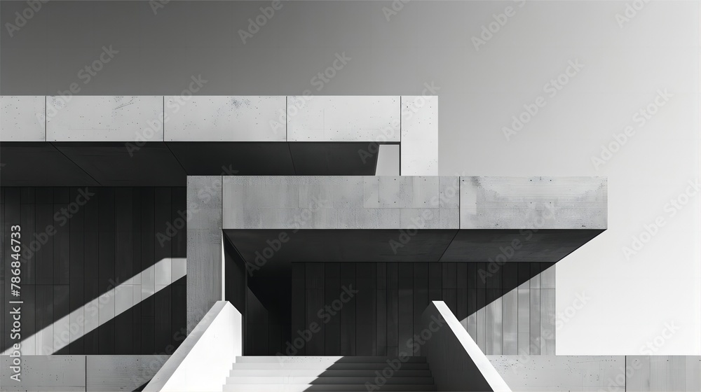 A striking desktop wallpaper featuring a minimalistic abstract ...
