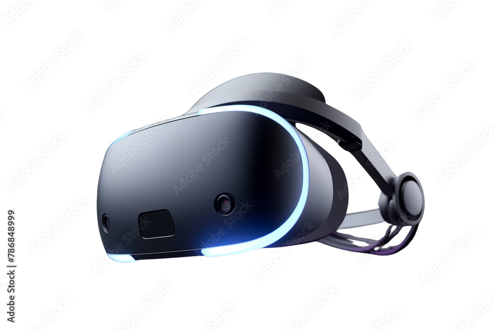 Black VR headset on Transparent Background PNG Stock Illustration ...