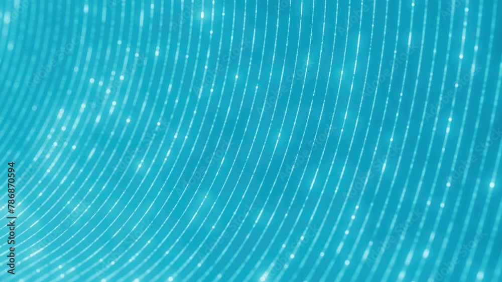 Seamless reversable loop of light blue blinking dots. Abstract loopable ...