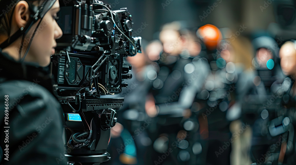 Smart technology and AI blend with digital cinematography creating a ...