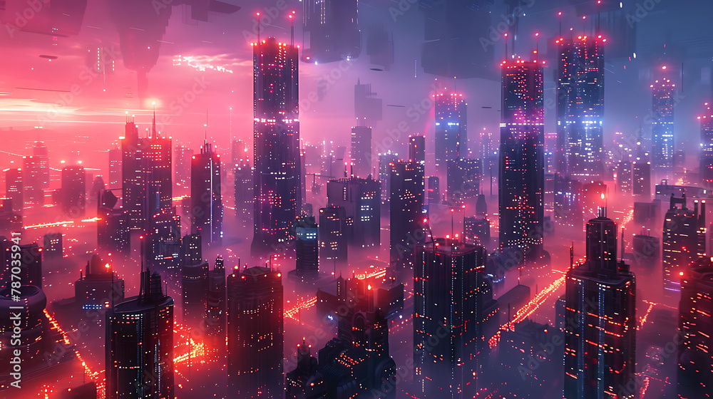 AI Takeover Concept Art, Explore the concept of AI dominance with a ...