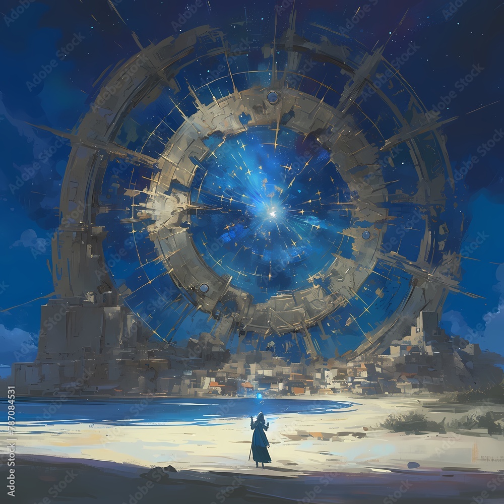 Astronomical Odyssey - A lone adventurer explores an ancient cosmic ...