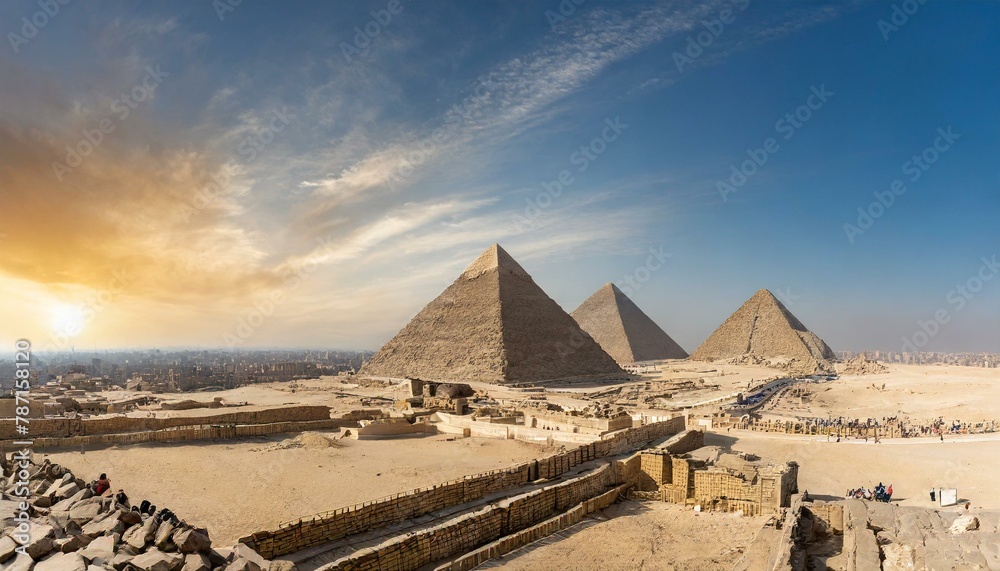 The three great pyramid of Giza pyramid, egypt, giza, cairo, ancient ...