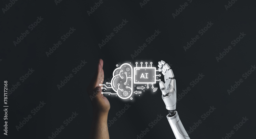 Futuristic,Artificial Intelligence(AI),Machine Learning,Robotics,Automation,Digital ...