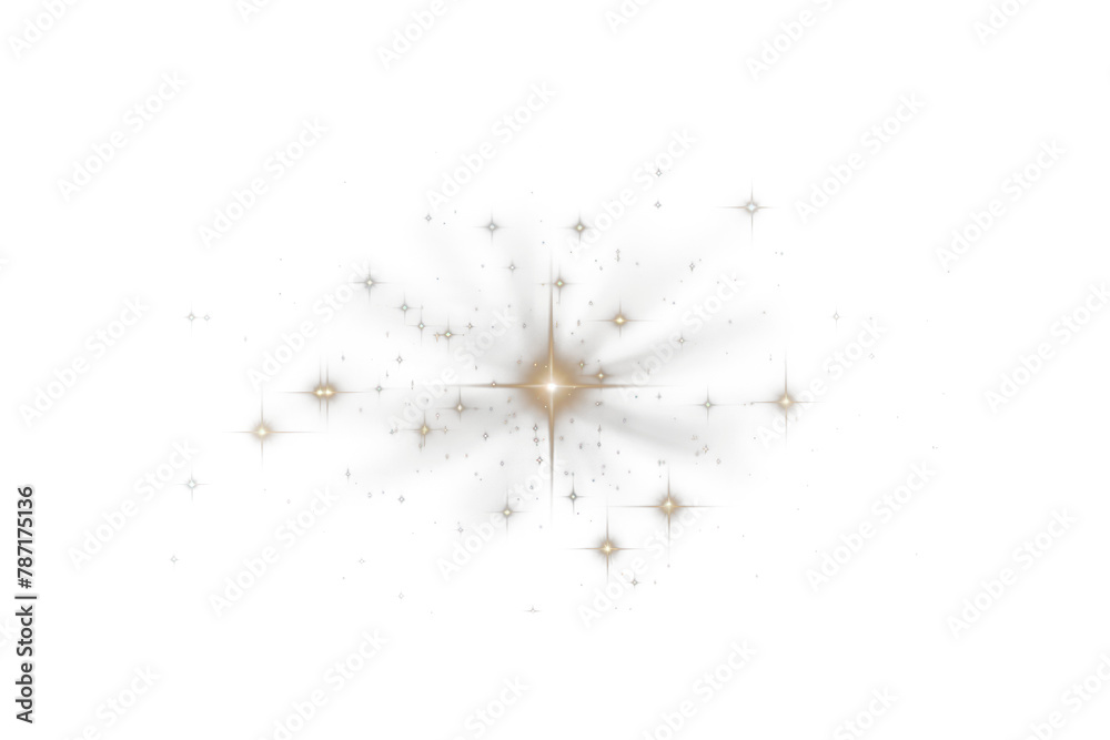 PNG shiny star effect, transparent background AI generated image by ...
