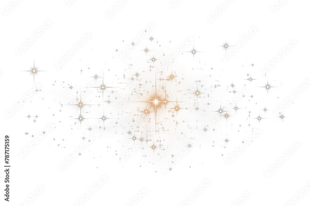 PNG shiny star effect, transparent background AI generated image by ...