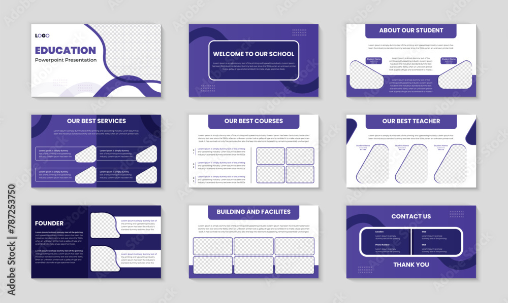 Creative PowerPoint presentation slides template design with great ...