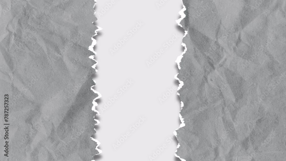 Torn Paper with Alpha Channel. Paper wrap torn transition animation ...