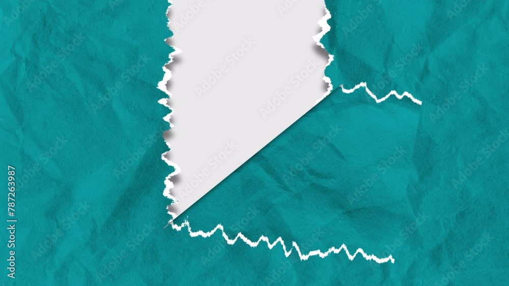 Torn Paper with Alpha Channel. Paper wrap torn transition animation ...