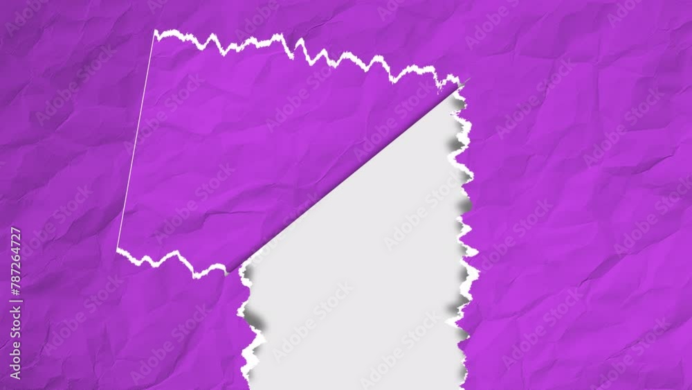 Torn Paper with Alpha Channel. Paper wrap torn transition animation ...